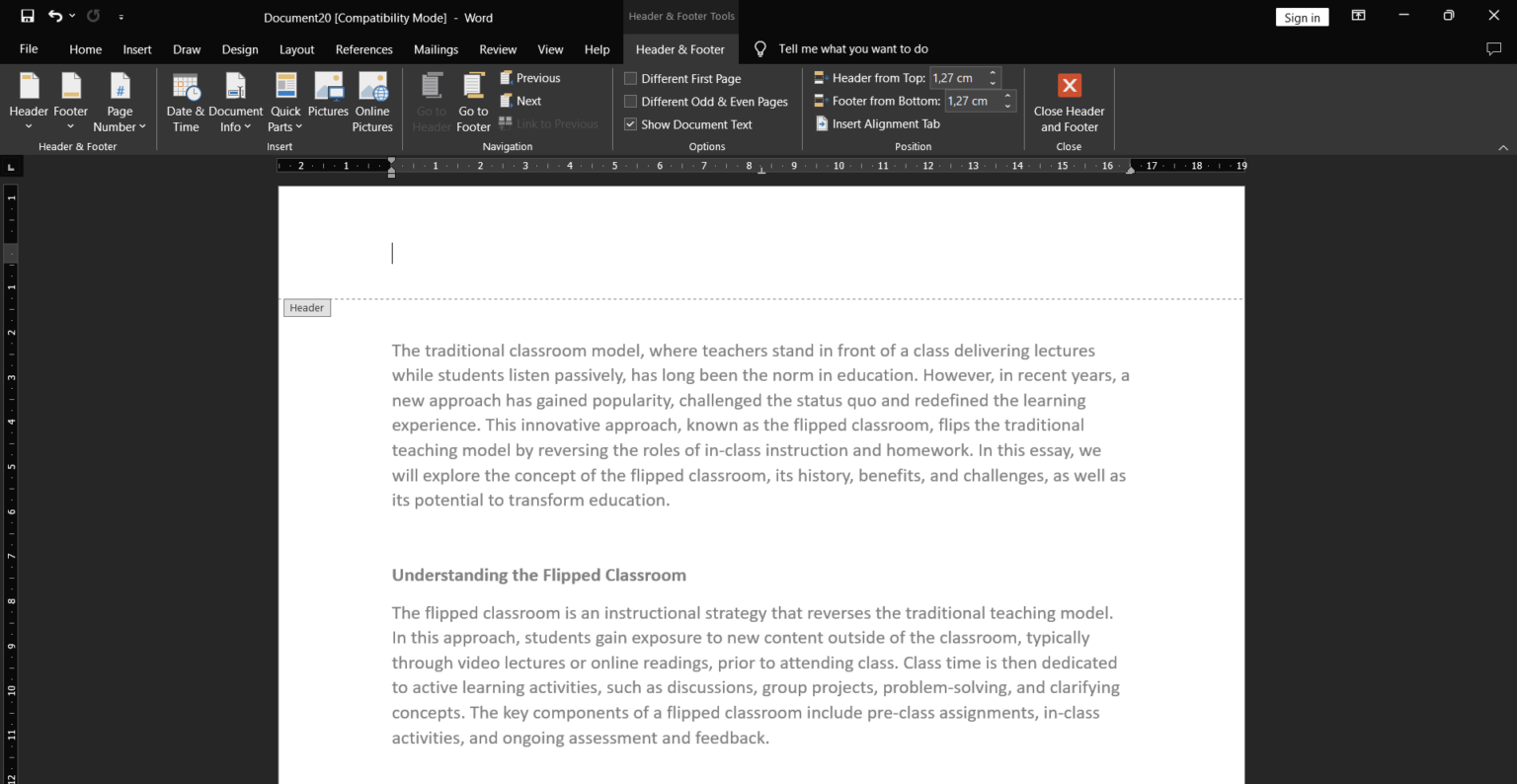 How to Write a Header for an Essay with Examples - 99papers.com